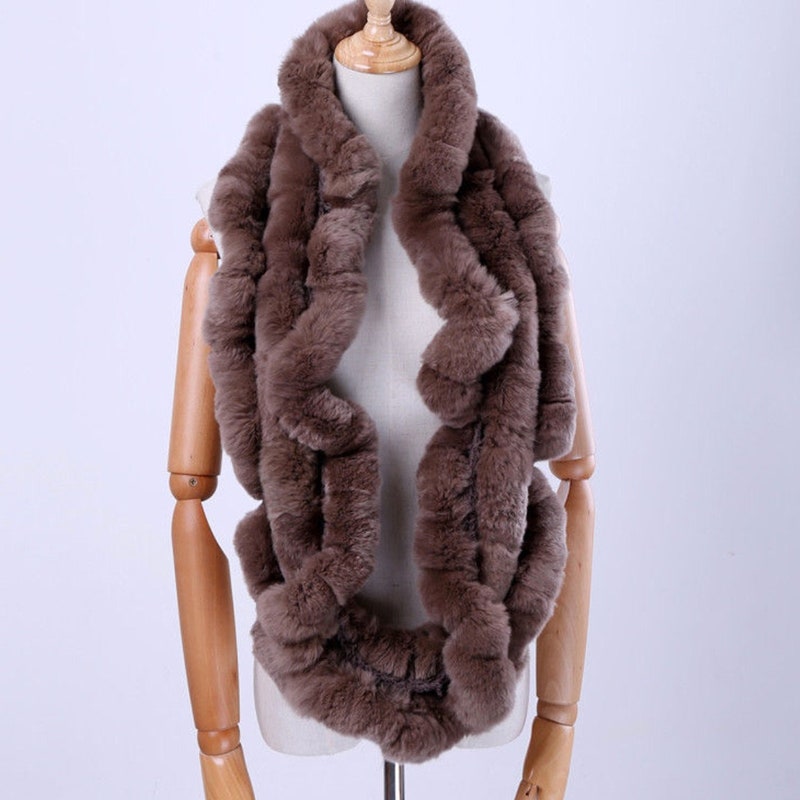 Rabbit Fur Scarf - Etsy