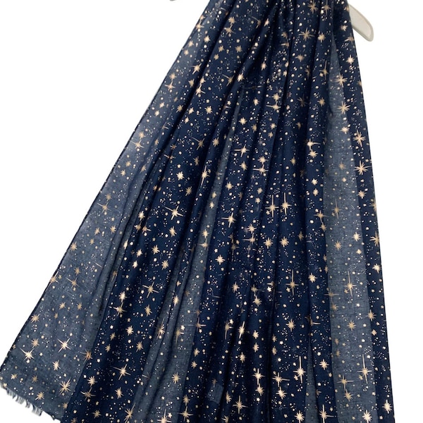 Navy Blue Scarf - Etsy