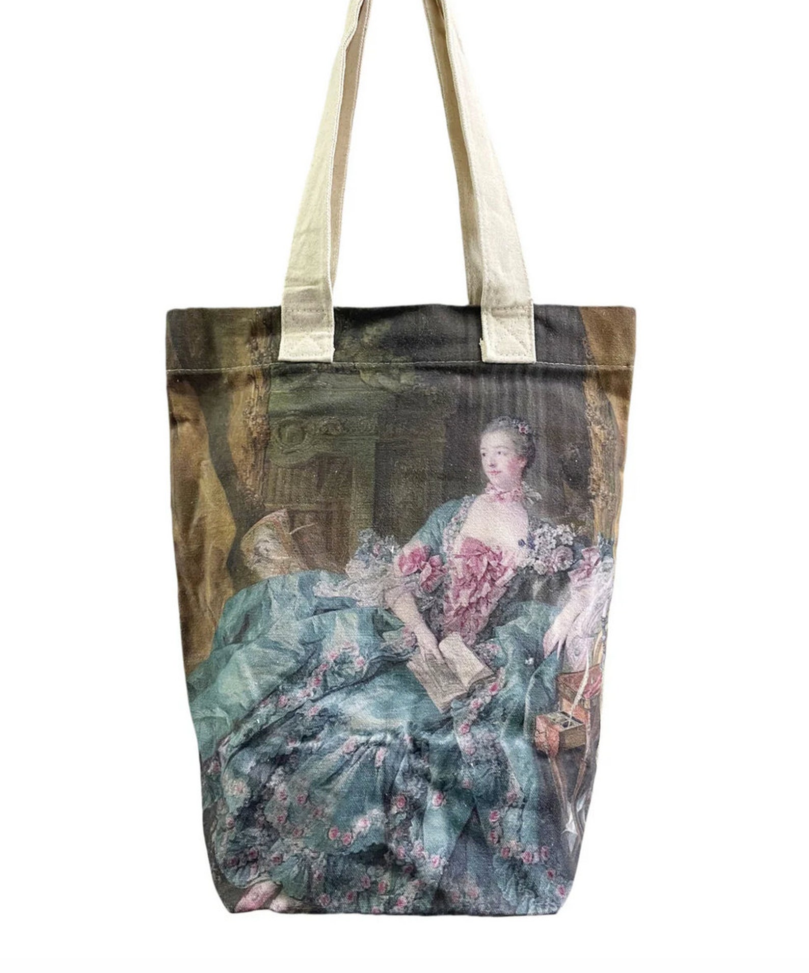 Boucher's Madame De Pompadour Art Print Cotton Tote Bag by Kuati ...