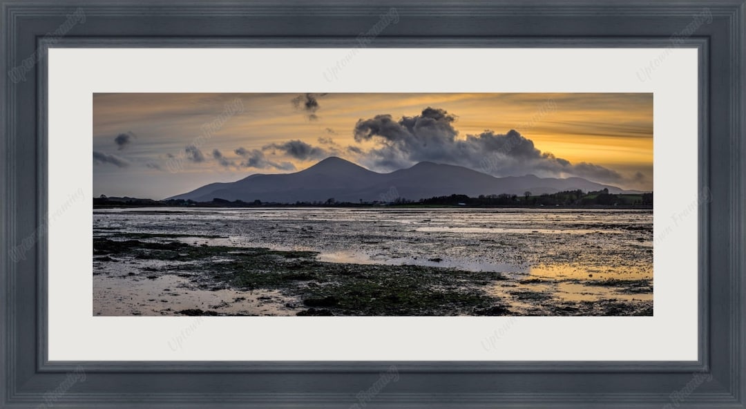 Mourne Mountains Panoramic, FRAMED Photo Print (COLLECTION ONLY) County ...