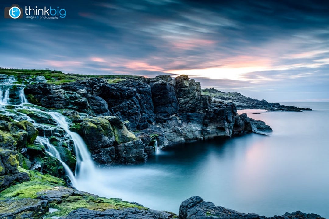 Dunseverick Waterfall, County Antrim, Ireland Photography, Northern ...