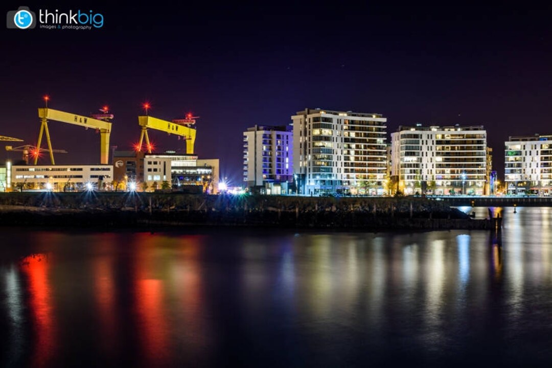 Belfast Photo Print, Belfast Cranes, Northern Ireland, Harland & Wolff ...