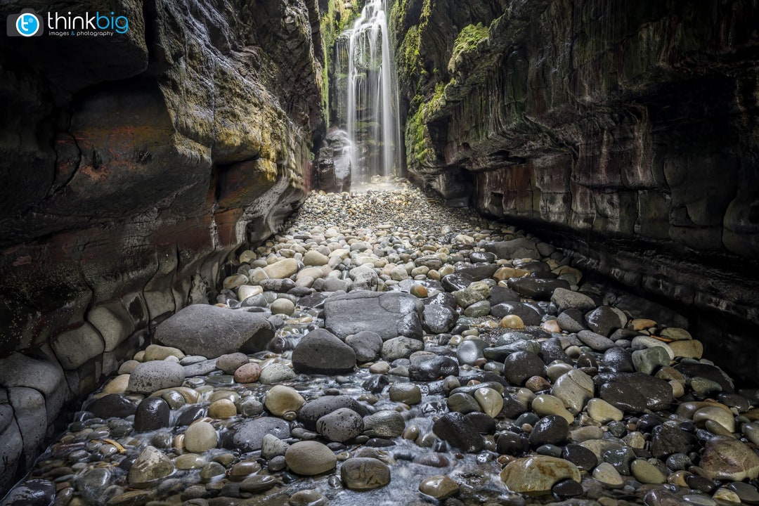 Secret Waterfall, Donegal Ireland, Photograph Print, Irish Landscape ...