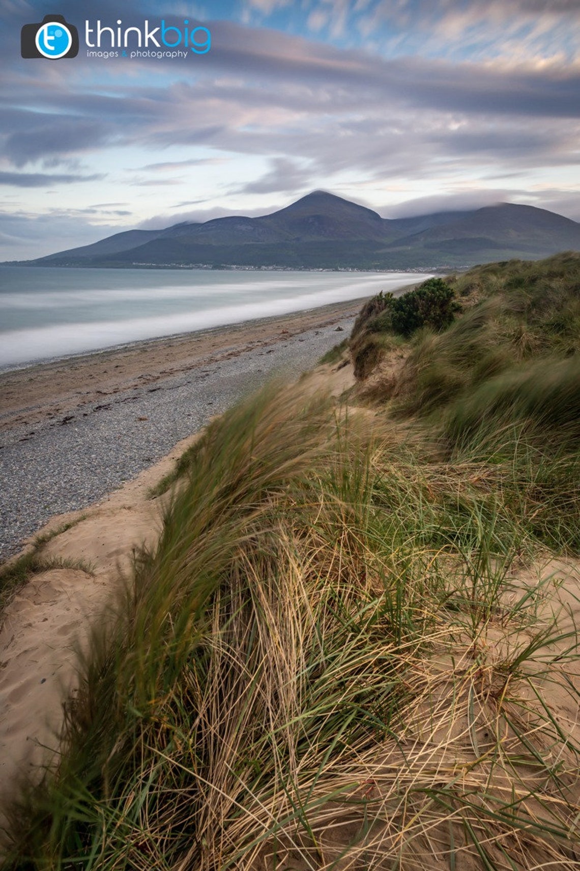 Murlough Beach Dunes, Mourne Mountains Photograph, Northern Ireland ...
