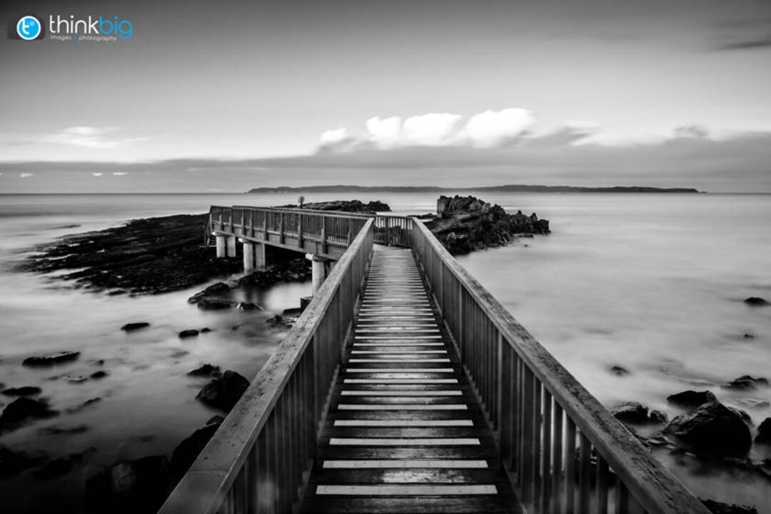 Pans Rock Bridge, Ballycastle, Photo Print, County Antrim, Northern ...