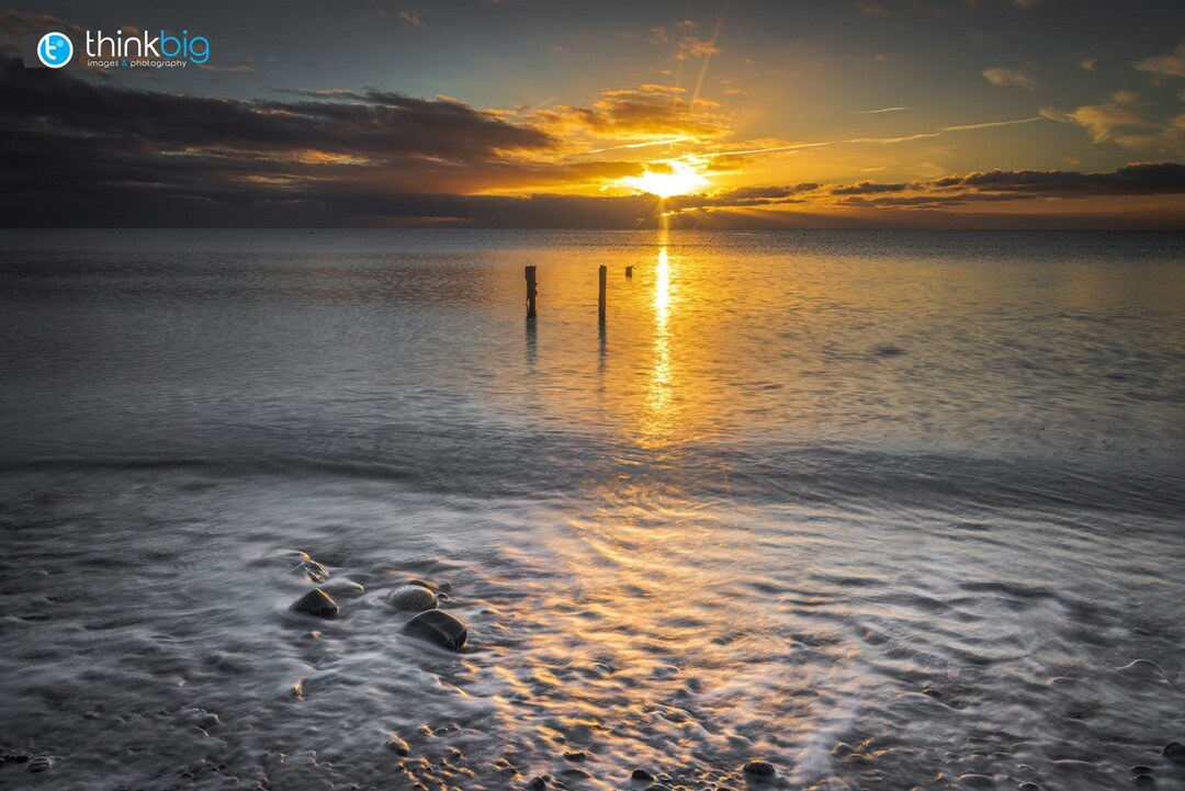 Newcastle Beach Sunrise, County Down, Photograph Print, Northern ...