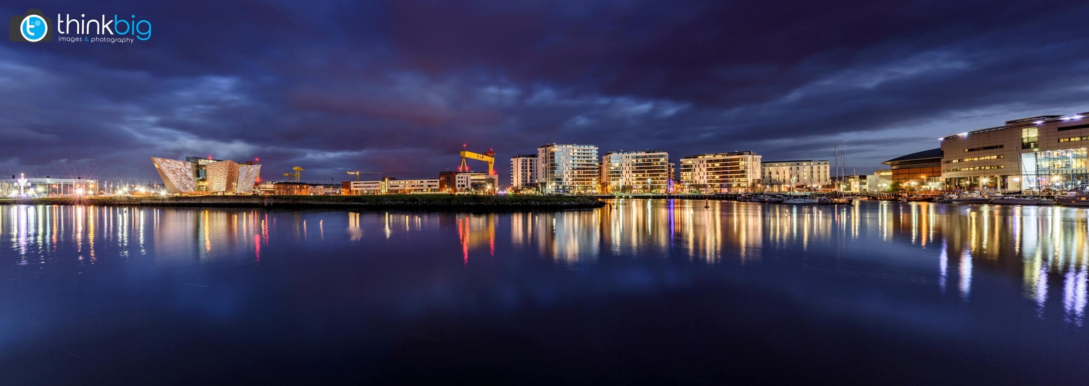 Belfast Skyline Photo, Photography Print, Northern Ireland, Harland and ...