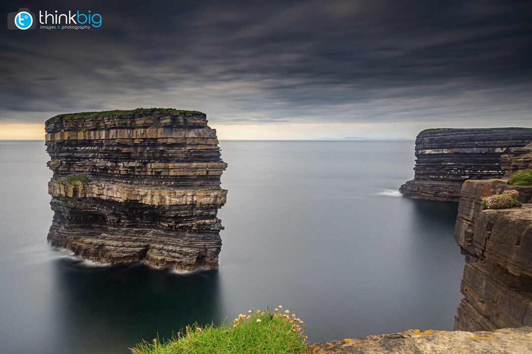 Downpatrick Head, Fotografie Druck, County Mayo, Irland Fotografie, Dun ...