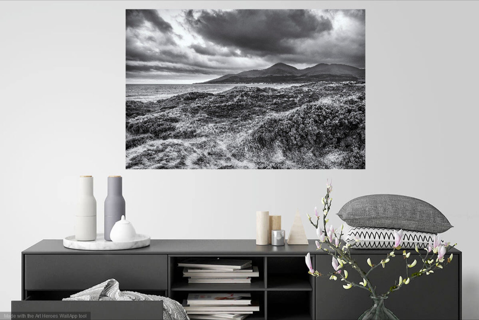 Mourne Mountains, Murlough Beach, Photograph, Northern Ireland, Black ...