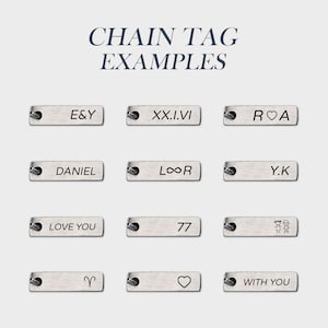 Personalized Stainless Steel Chain Necklace for Men, Waterproof Men's ...