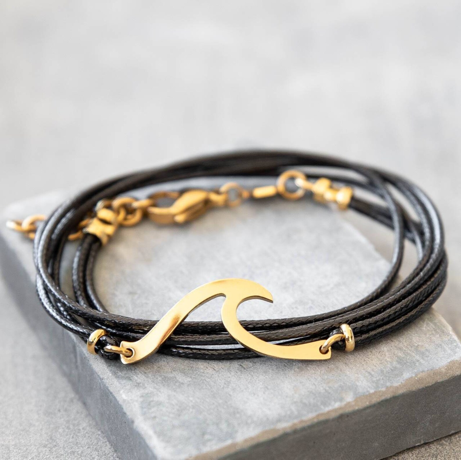 Ocean Wave Wrap Bracelet Beach Wave Charm Best Friend Gifts - Etsy