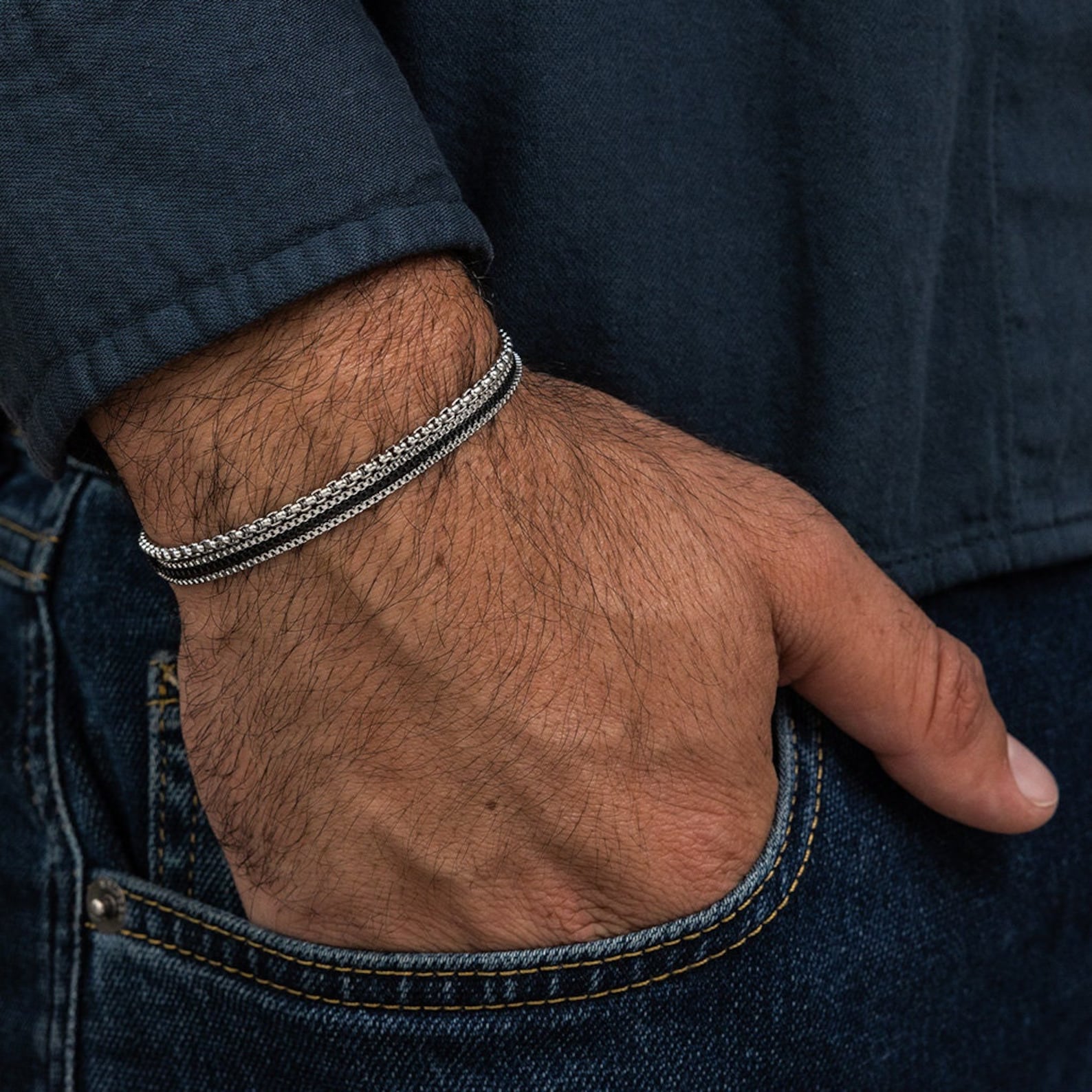 Armband Für Männer Silber