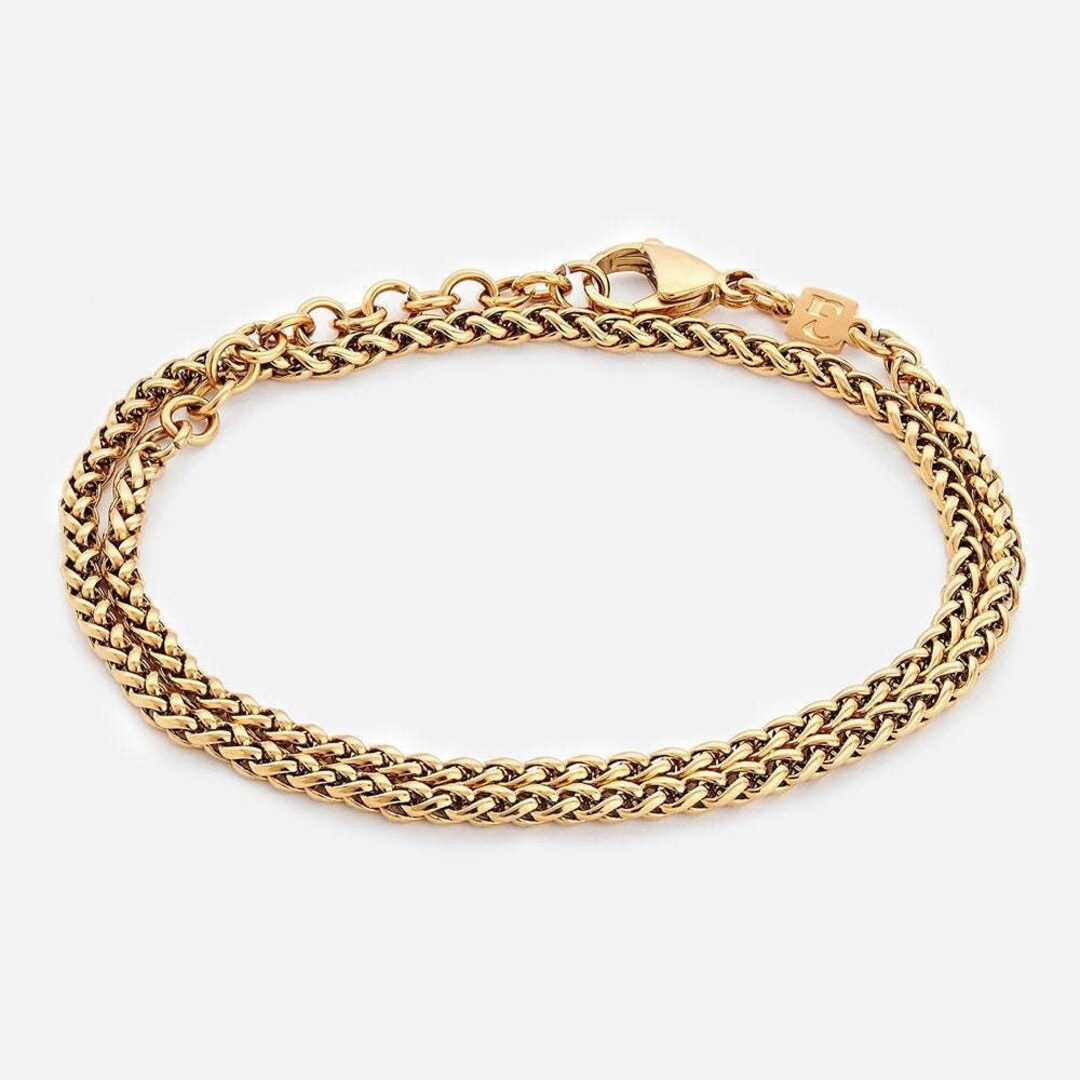 Minimalist Simple Chain Bracelet for Men Men's Gold - Etsy