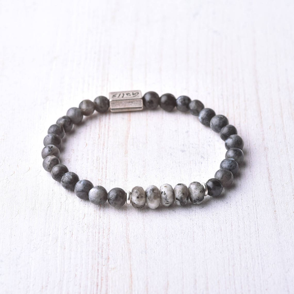 Men's Gemstone Bracelet Men's Beaded Bracelet - Etsy