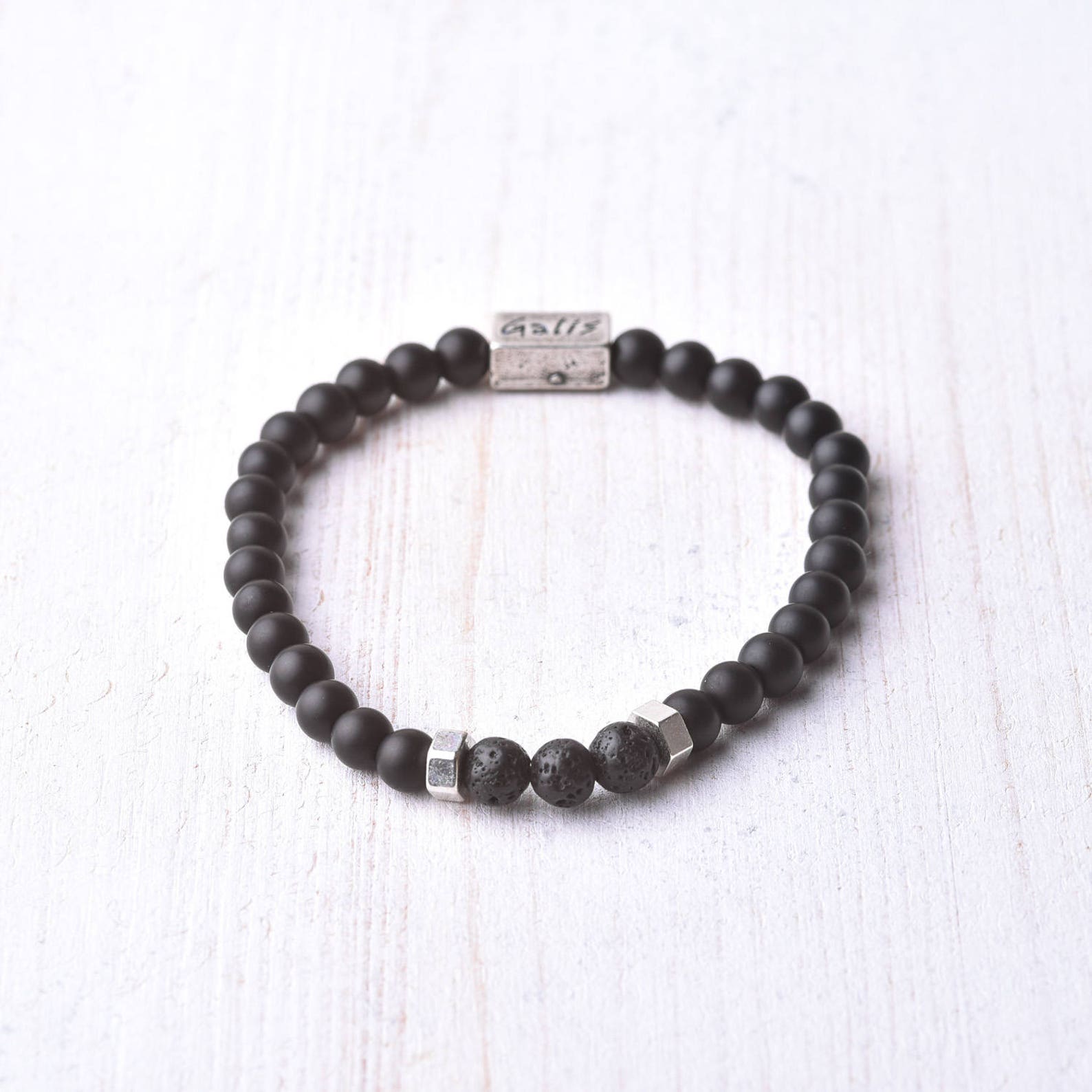 Men's Gemstone Bracelet Men's Beaded Bracelet | Etsy