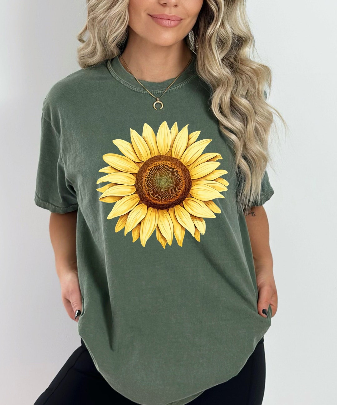 Vintage Sunflower Shirt, Sunflower Tee, Boho Floral Tee, Sunflower T ...