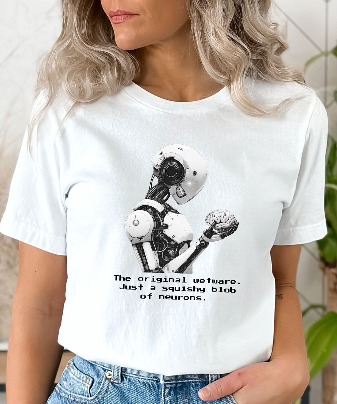 Atheist Robot T-shirt: Retro Sci-fi Humor, Geek Gift - Etsy