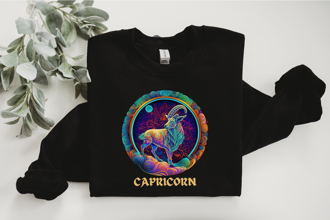 Capricorn Sweatshirt, Capricorn Zodiac Shirt, Capricorn Horoscope Tee ...