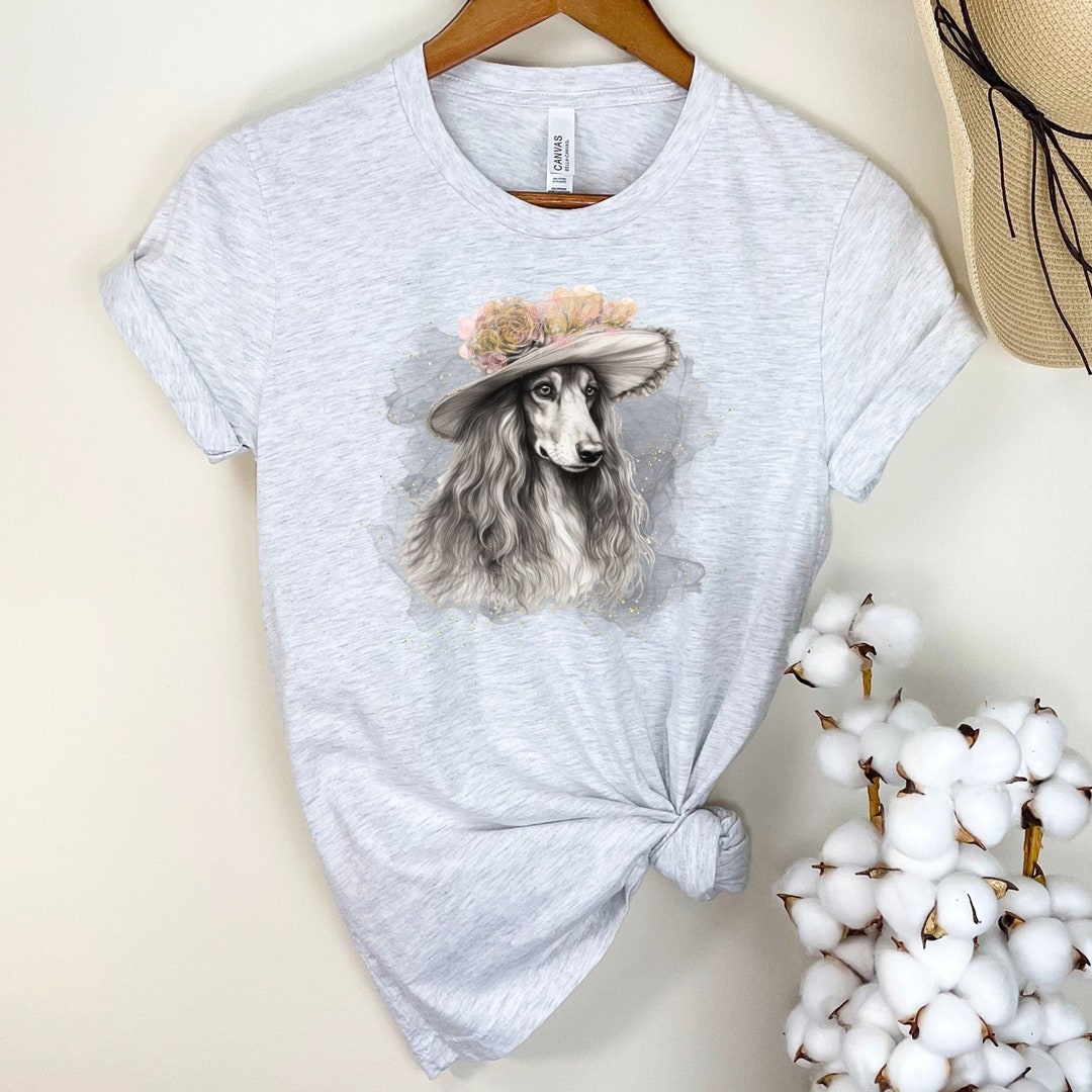 Afghan Hound Victorian Costume Shirt: Vintage Dog Tee - Etsy