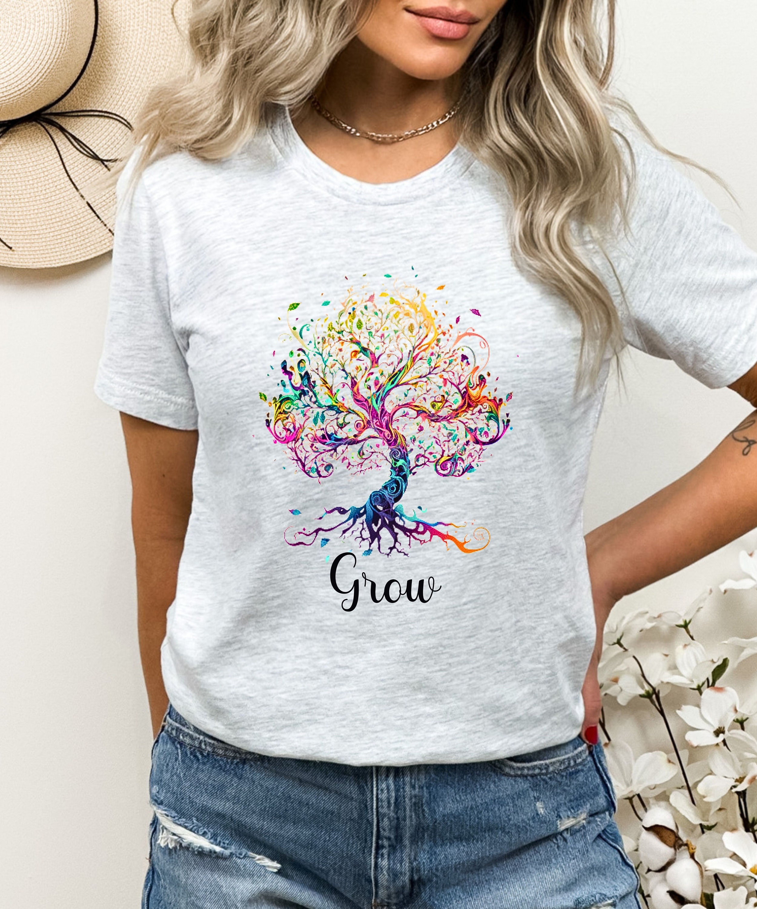 Grow Shirt Tree of Life Shirt Tree Shirt Gnarled Tree - Etsy