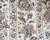 Braemore Fabric Ikat Floral Jacobean Vine Stripe By | Etsy