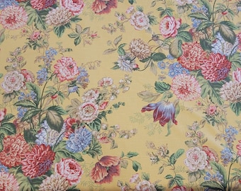 Large Scale Floral Fabric - Etsy