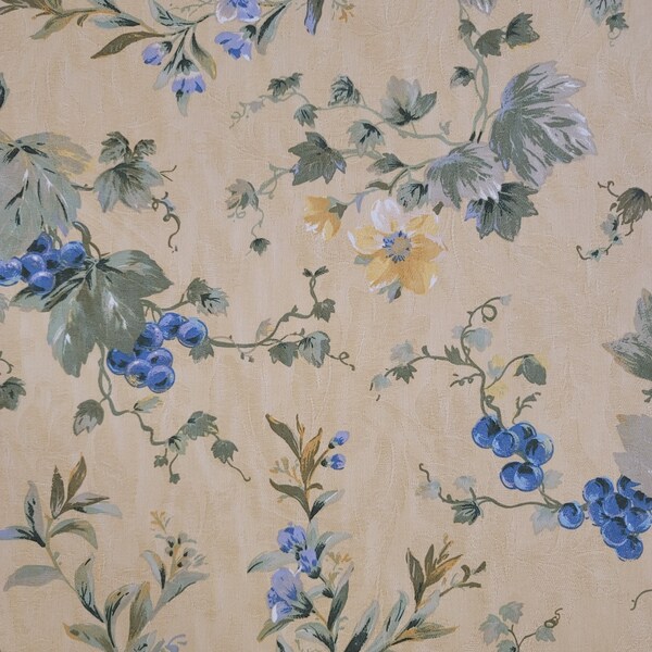 Waverly Blue Fabric - Etsy