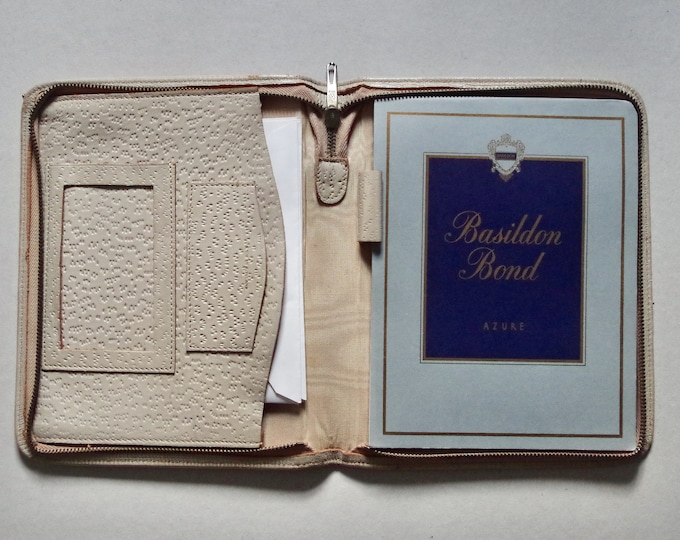Vintage Writing Folder - Letter Writing Pad and Envelopes - Basildon ...