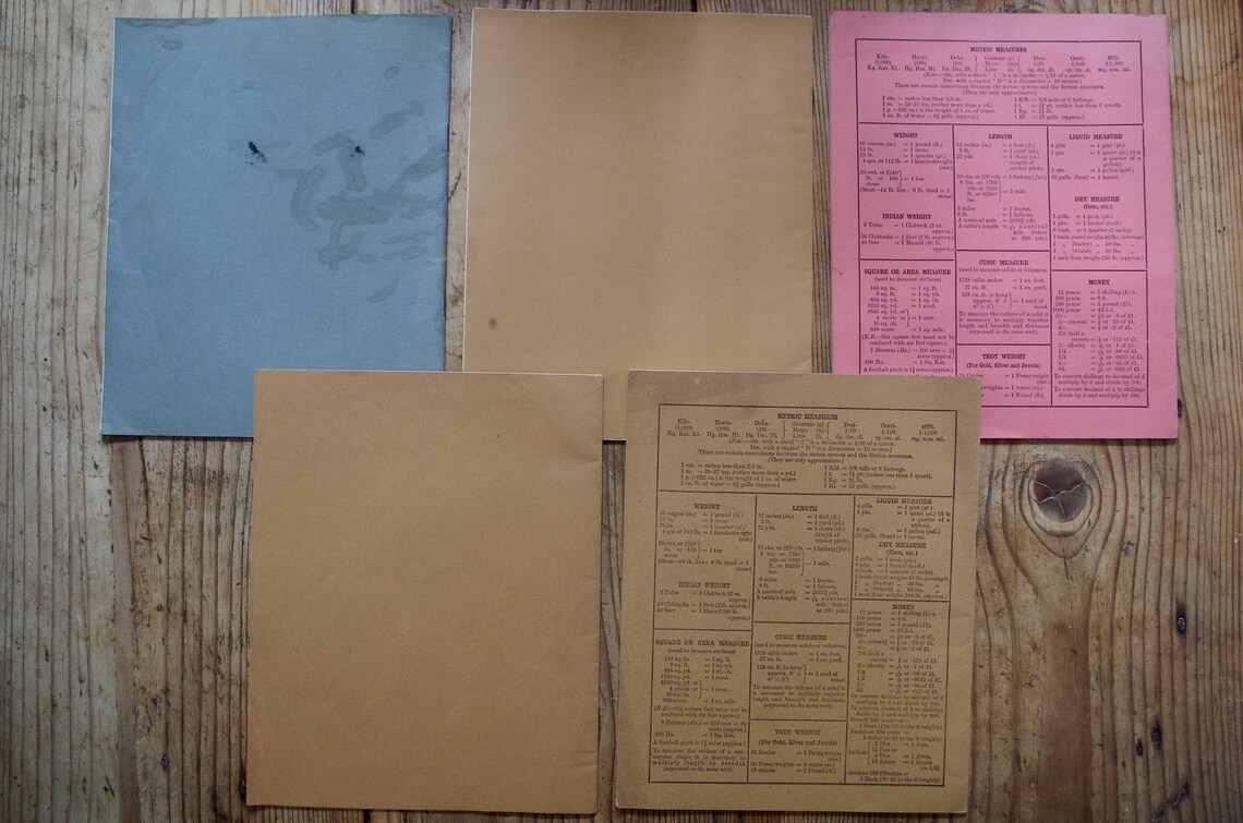 Vintage Exercise Books HMSO Stationery Office Used but | Etsy