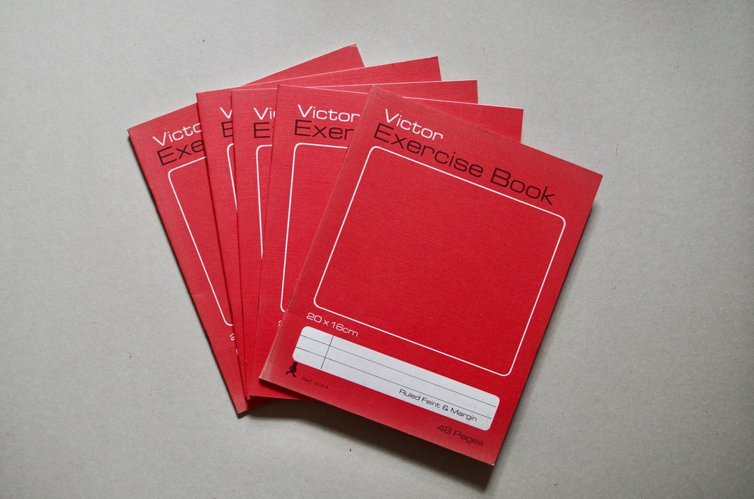 Vintage Exercise Book Victor Blank and Unused Vintage Stationery - Etsy