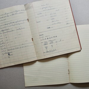 Vintage Exercise Book - Lot of X4 - Used Pages - 1936 - Sheffield ...