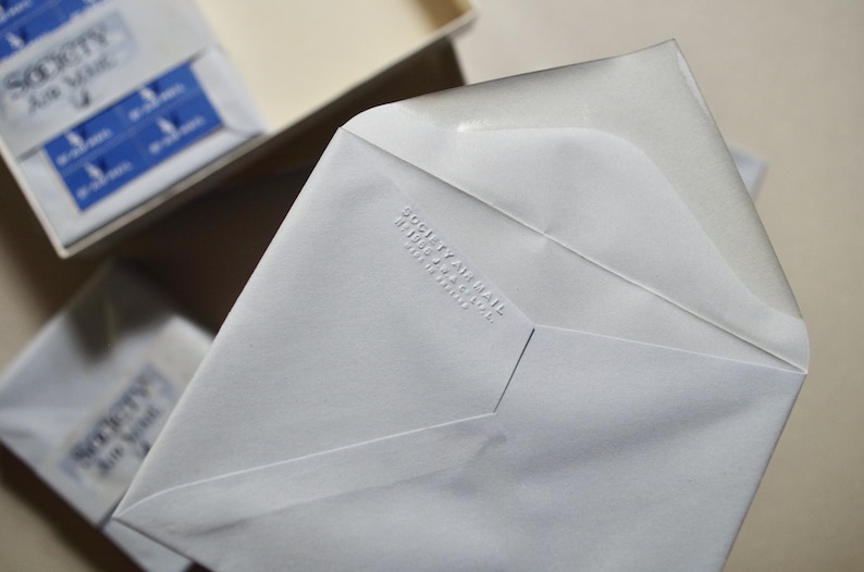 Vintage Envelopes - Box Set - Society Air Mail - Unopened - Vintage ...