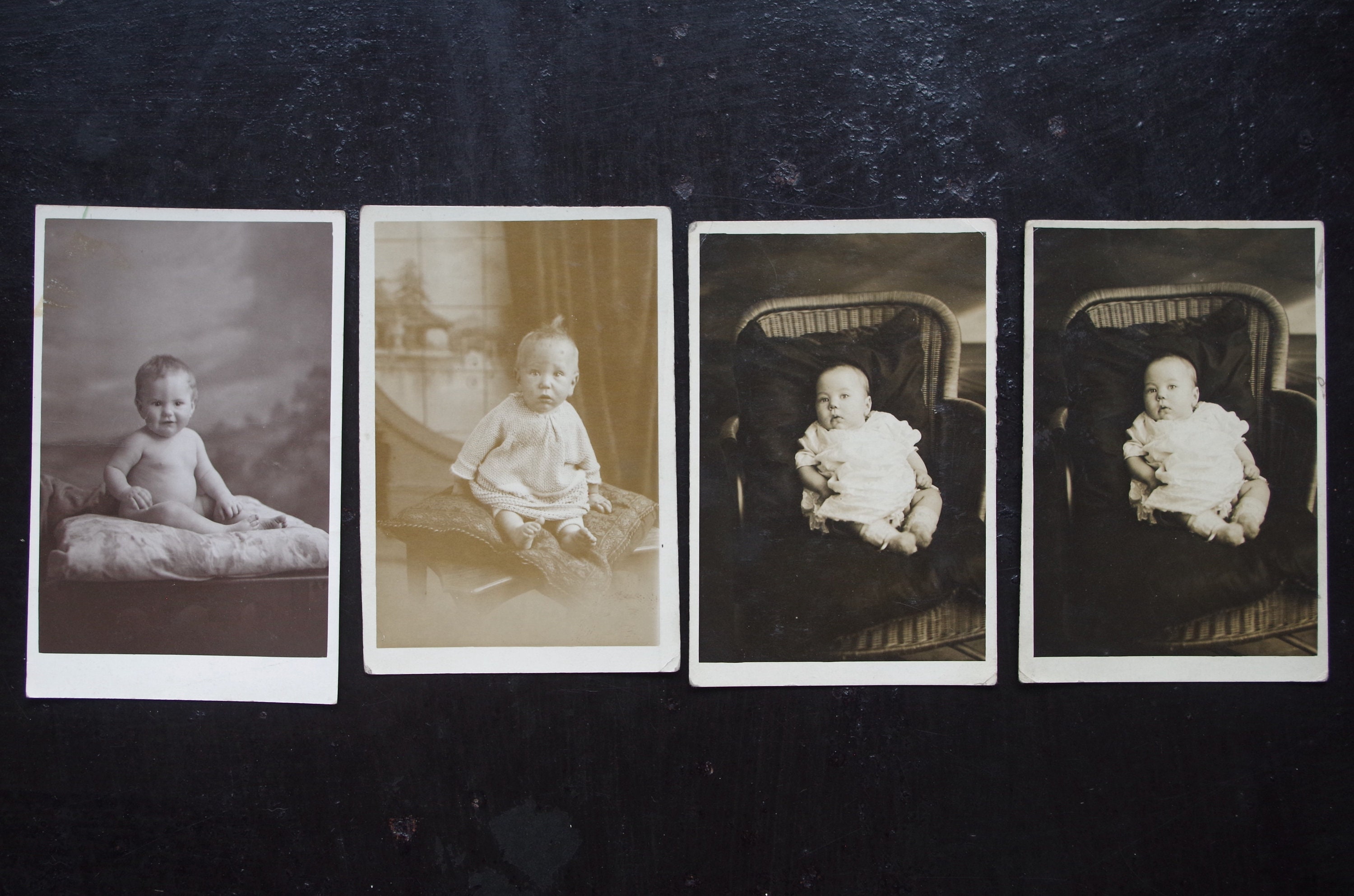 Vintage Photos Baby Photos Set of 4 Early 20th Century | Etsy