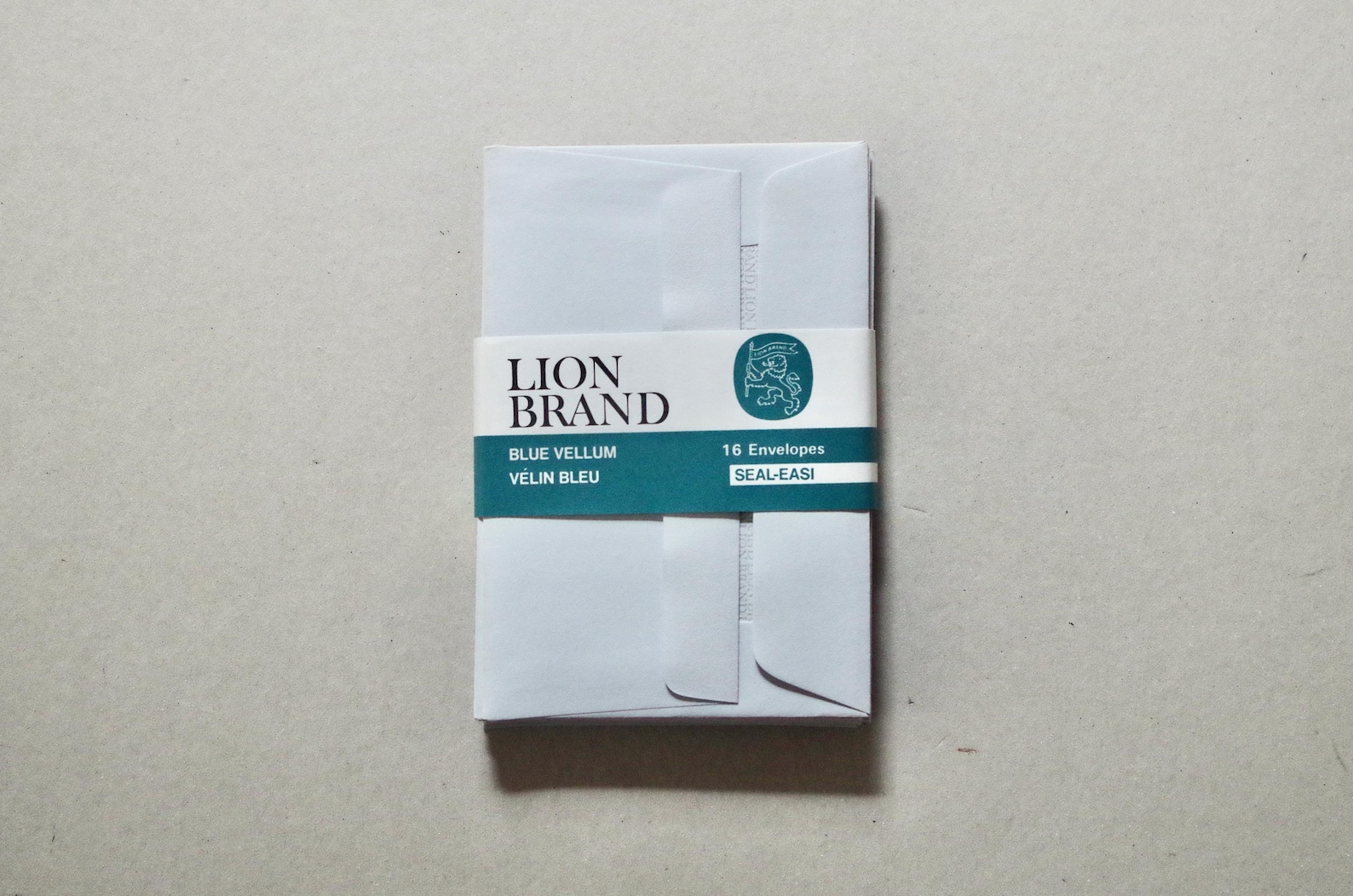 Vintage Envelopes - Pack of X16 Envelopes - Lion Brand - Blue Vellum ...