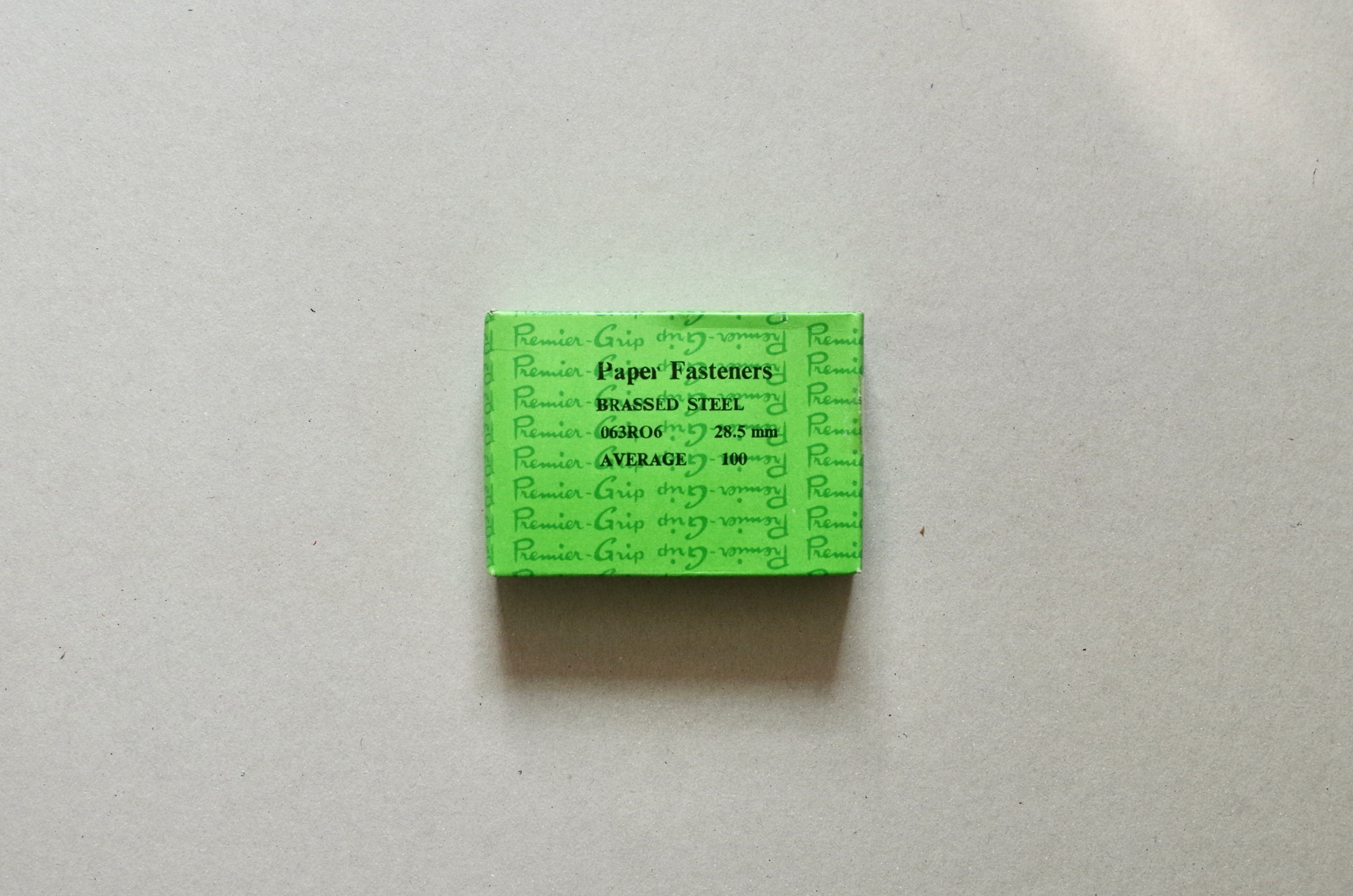 Vintage Paper Fasteners Box of X100 Split Pins Premier Grip Vintage ...