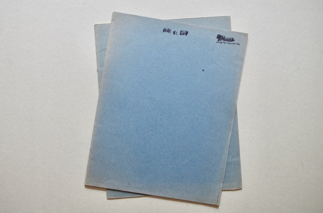 Vintage Exercise Book - Graph Paper Pages - Blank and Unused - Vintage ...