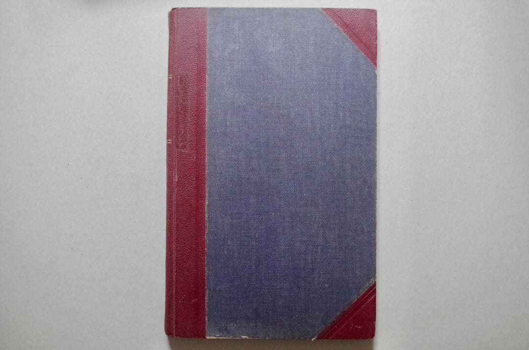 Vintage Stamp Album - Ledger - Some Stamps - Used Pages - Vintage ...