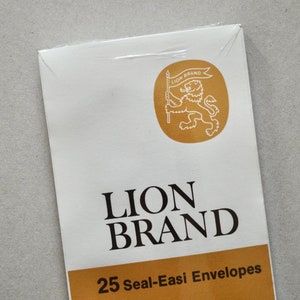 Vintage Envelopes - Pack of X25 White Envelopes - Lion Brand - Vintage ...