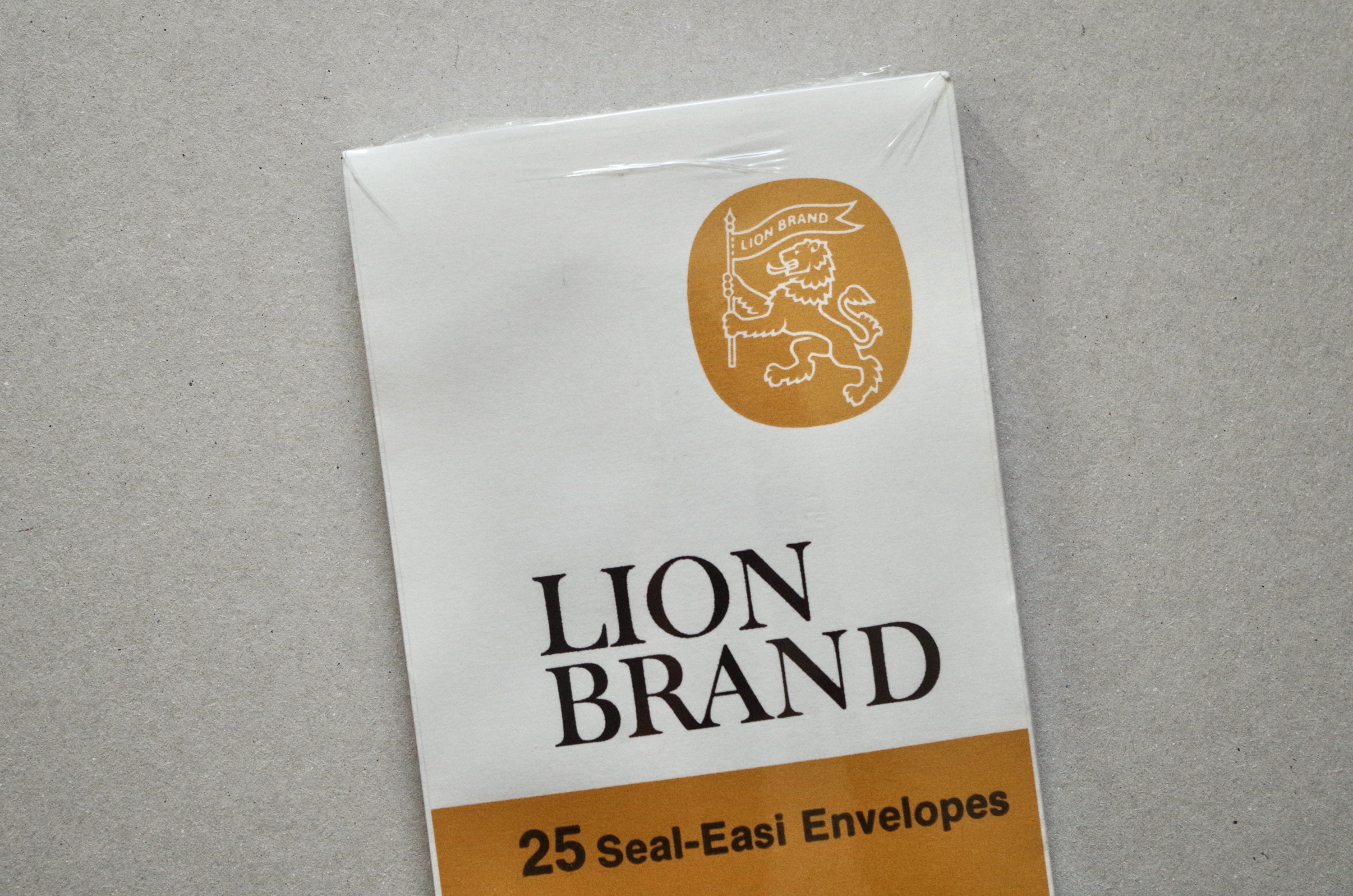 Vintage Envelopes - Pack of X25 White Envelopes - Lion Brand - Vintage ...