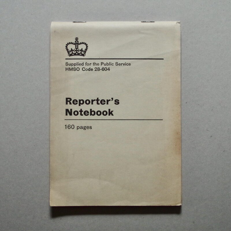 Reporter Notebook - Etsy