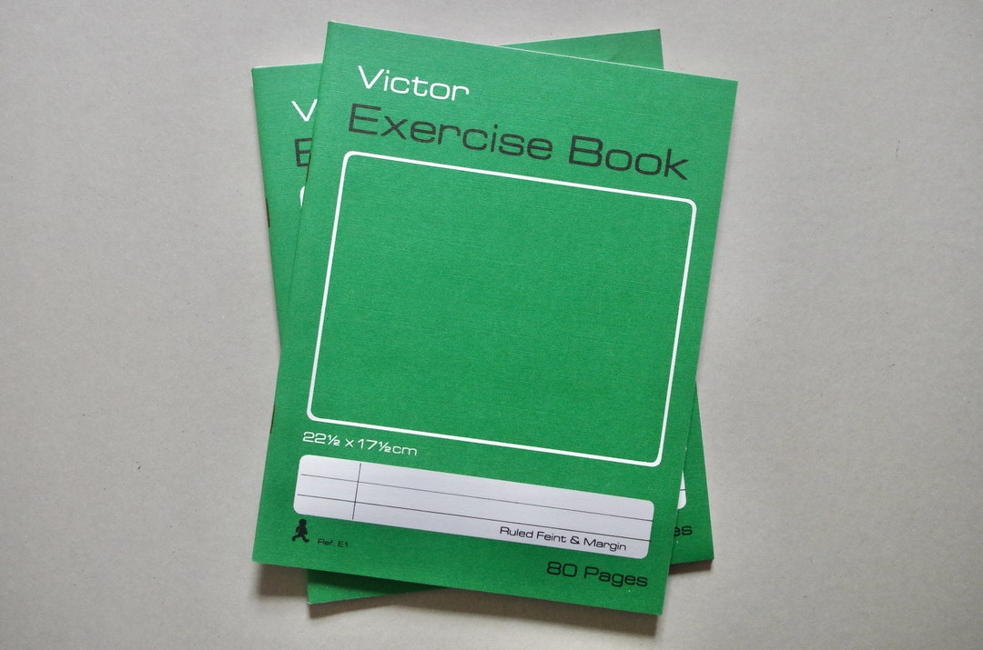 Vintage Exercise Book - Victor - Blank and Unused - Vintage Stationery ...