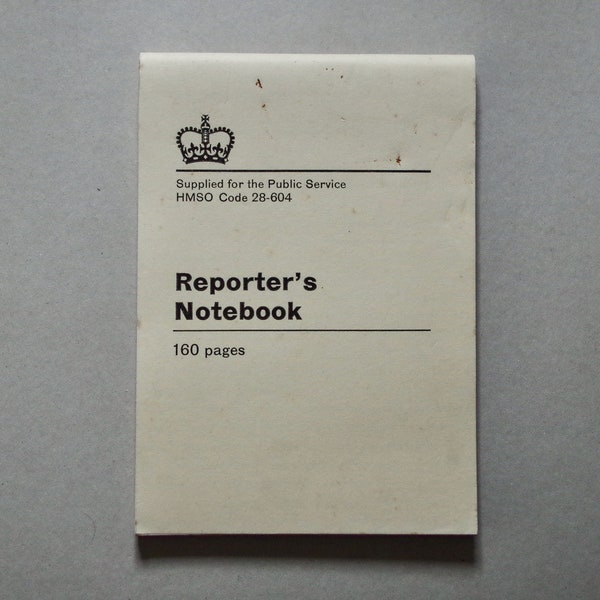 Reporter Notebook - Etsy