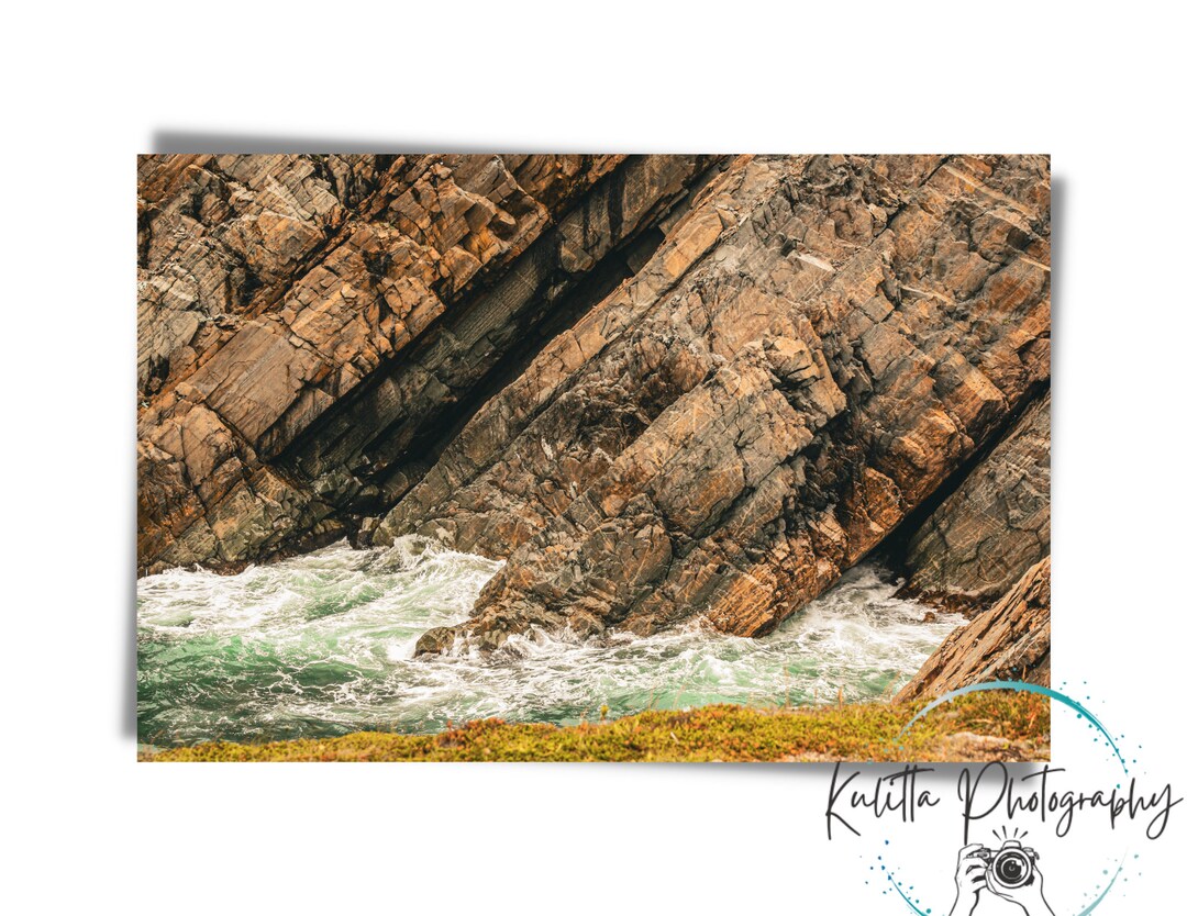 Cliff on the Rock Cliffside Wall Art Landscape Nautical - Etsy