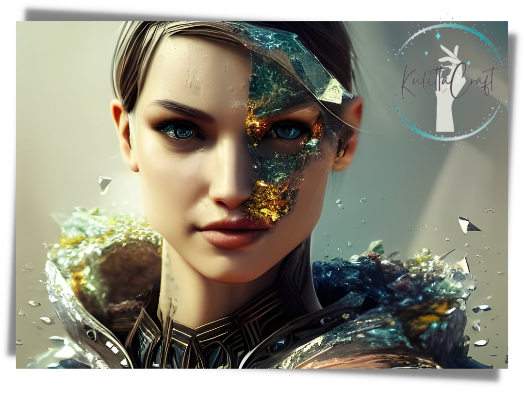 Unbreakable AI Art Print, AI Generated Art, Fantasy Wall Art, Premium ...