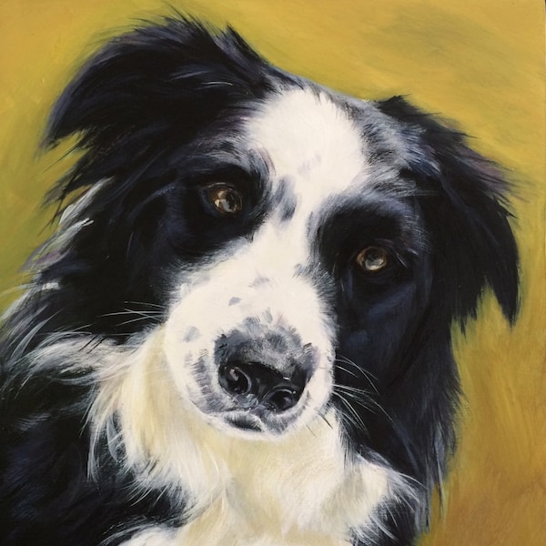 Collie Painting - Etsy