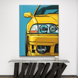 Acrylic Original Handmade Painting/ on Canvas/ Sports Car Art / Car ...