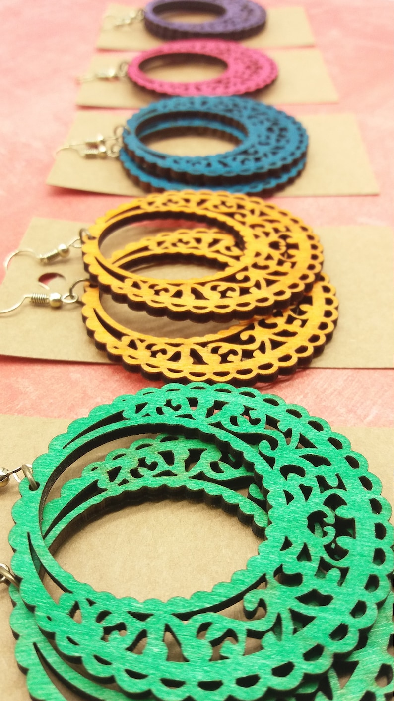 Large Colorful Mexican Culture Papel Picado Floral Wooden | Etsy