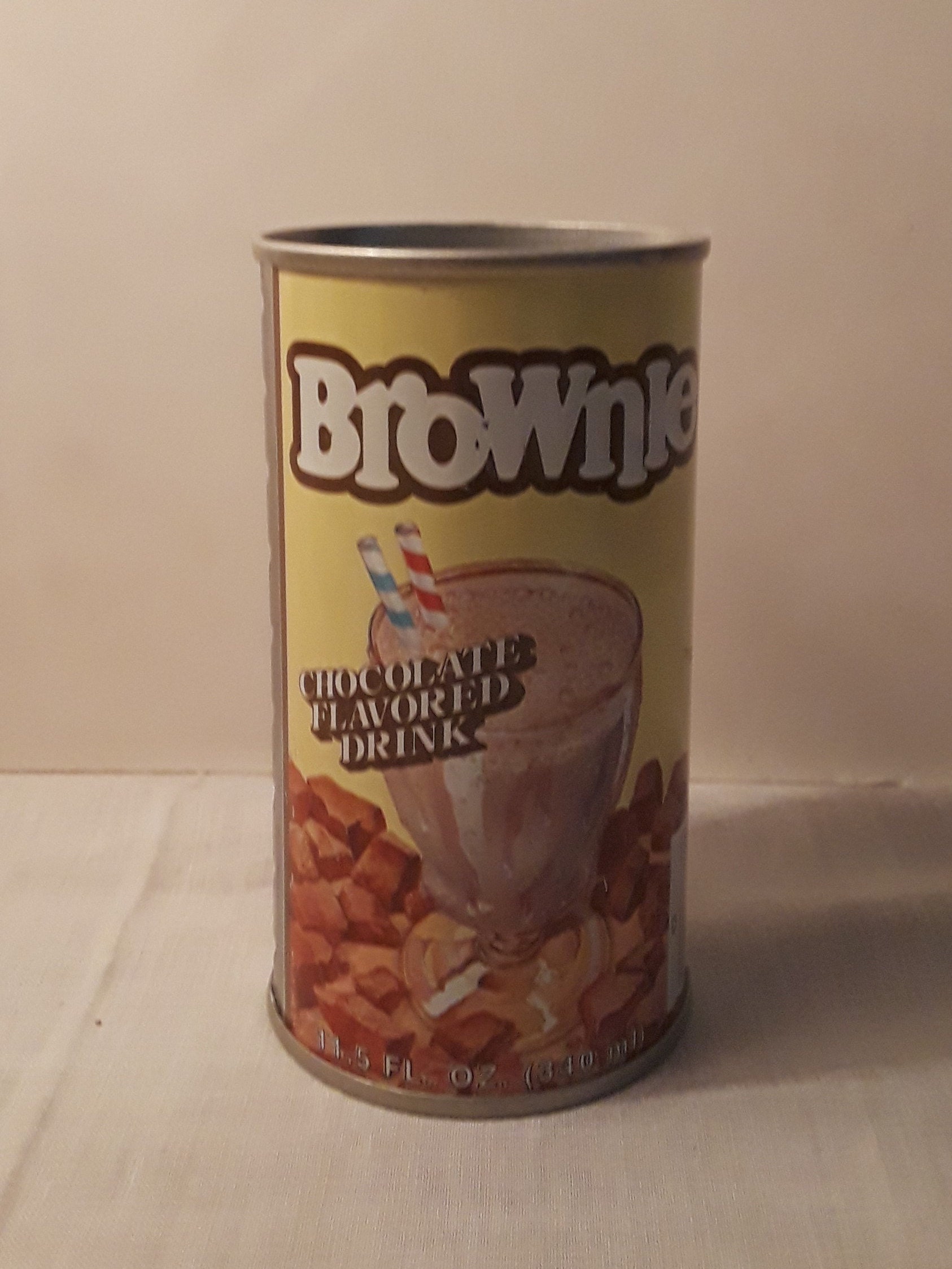 Vintage Brownie Chocolate Drink Can - Rare- Pull-tabbed on Both Ends ...