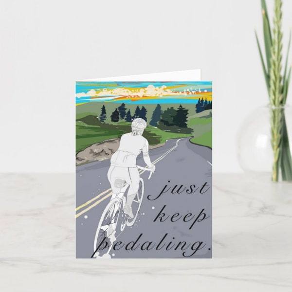 Keep Pedaling - Etsy