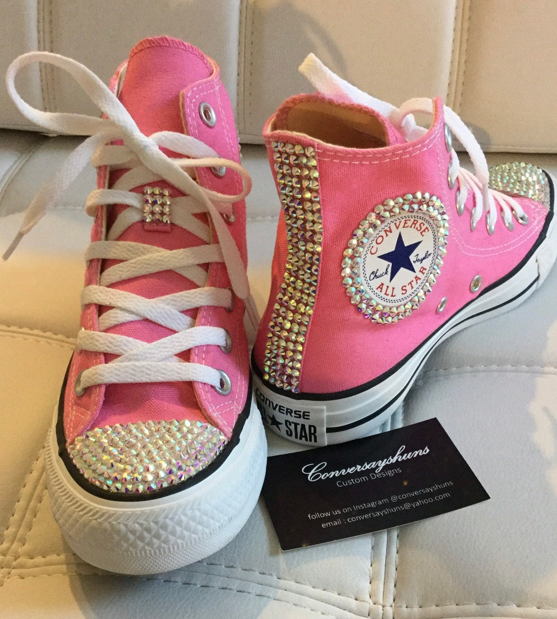 Bling Converse - Etsy